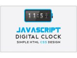Javascript Real Time Clock With Html Css Get Time In Javascript