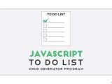 Javascript To Do List With Css List With Checked And Delete Options