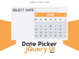 Jquery Datepicker Using Jqueryui Pick Date With Javascript Library