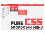 Pure Css Dropdown Menu With Submenu Simple Html Css Menu