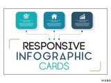Css Responsive Infographic Cards Flexbox Info Cards