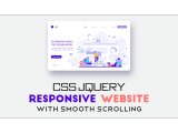 Simple Responsive Website With Smooth Scrolling Using Css Jquery