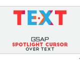 Text Spotlight Cursor Hover Effect With Gsap Spotlight Mask Over Text