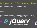 Jquery Trigger Click Event Not Working