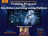 Workshop On Machine Learning Using Python Amrita Vishwa Vidyapeetham