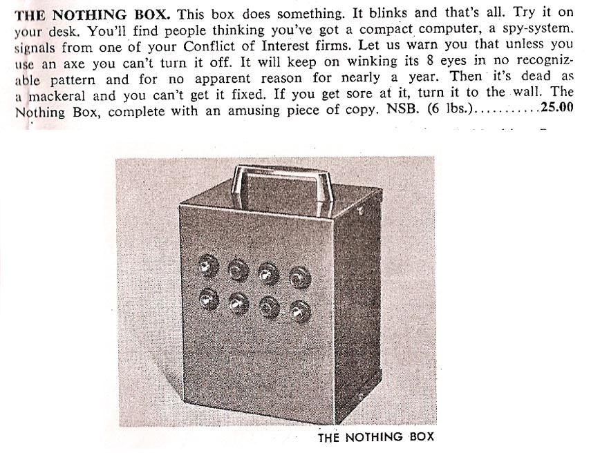 The nothing box – The Daily Beatle
