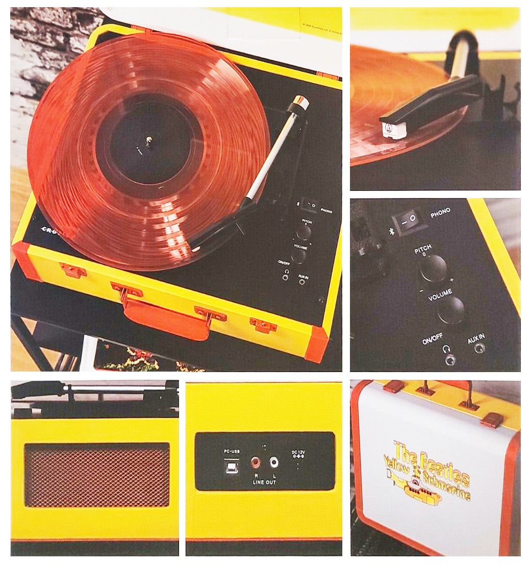 Yellow Submarine portable record player – The Daily Beatle