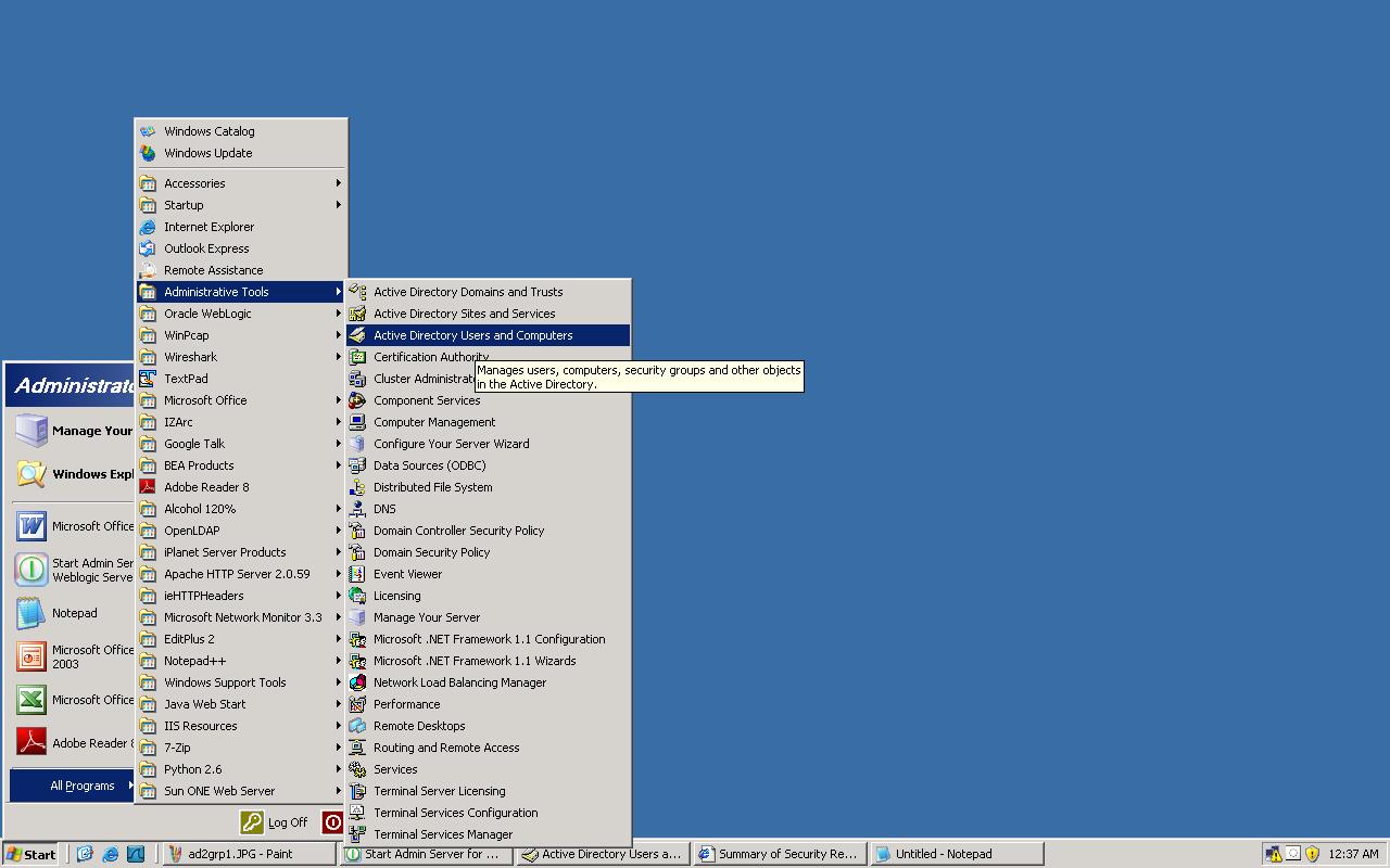 Configuring Active Directory Authenticator With Weblogic Server Middleware Wonders