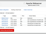 Apache Webserver Webmin