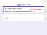 How To Create A Google Intake Form In Google Forms Makeforms