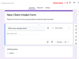 How To Create A Google Intake Form In Google Forms Makeforms