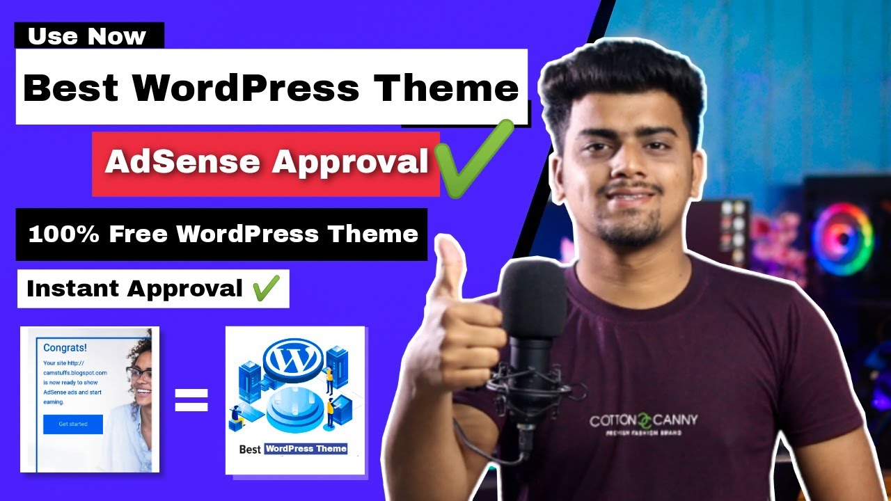 Best WordPress Themes For 🔥 AdSense Approval | 100% Free Best WordPress ...