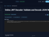 Jwt Decoder Online Decode Inspect Json Web Tokens Free