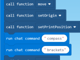Coordinates Tutor In Makecode For Minecraft We Code Makecode