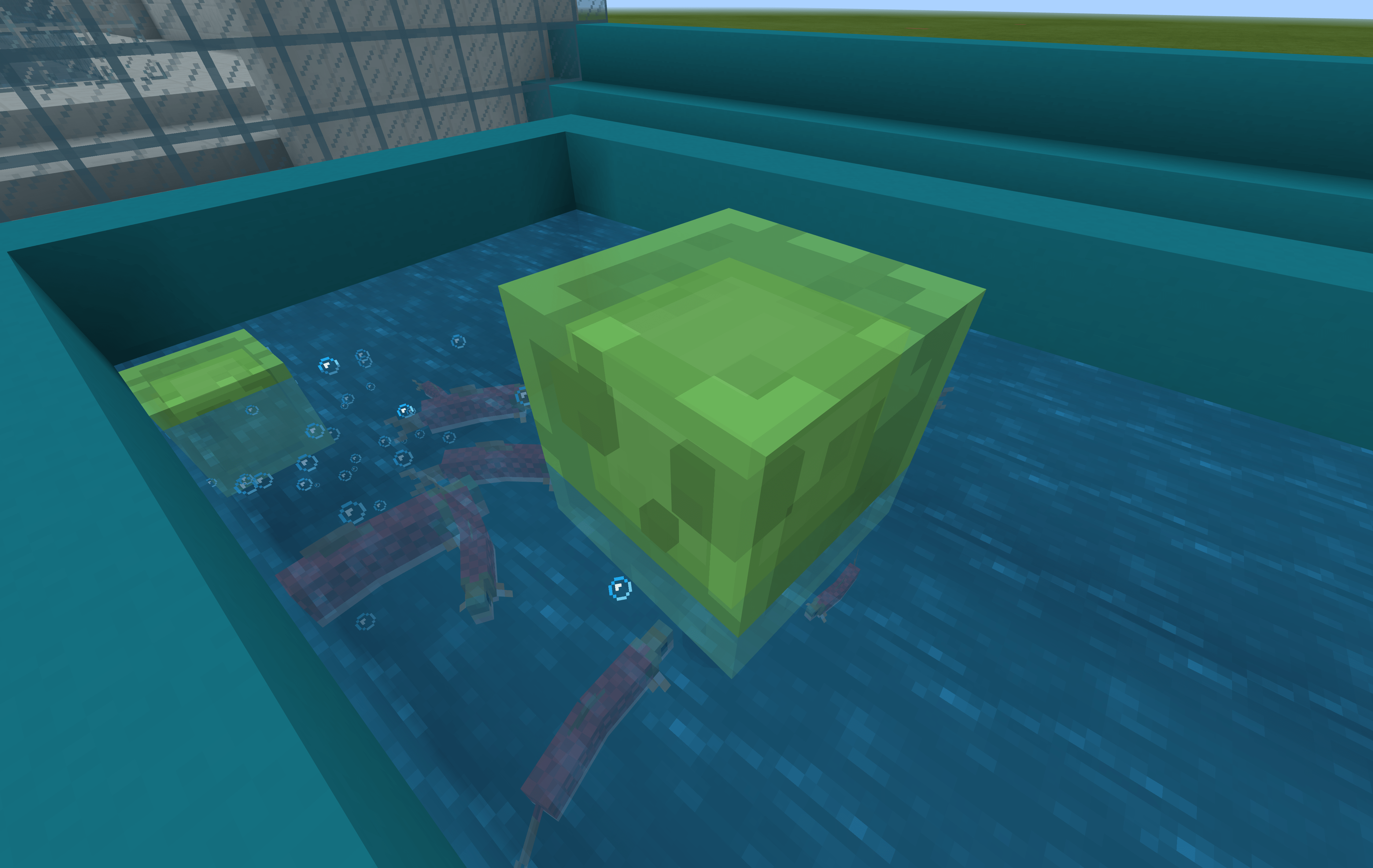 Aquarium in MakeCode for Minecraft | We Code MakeCode