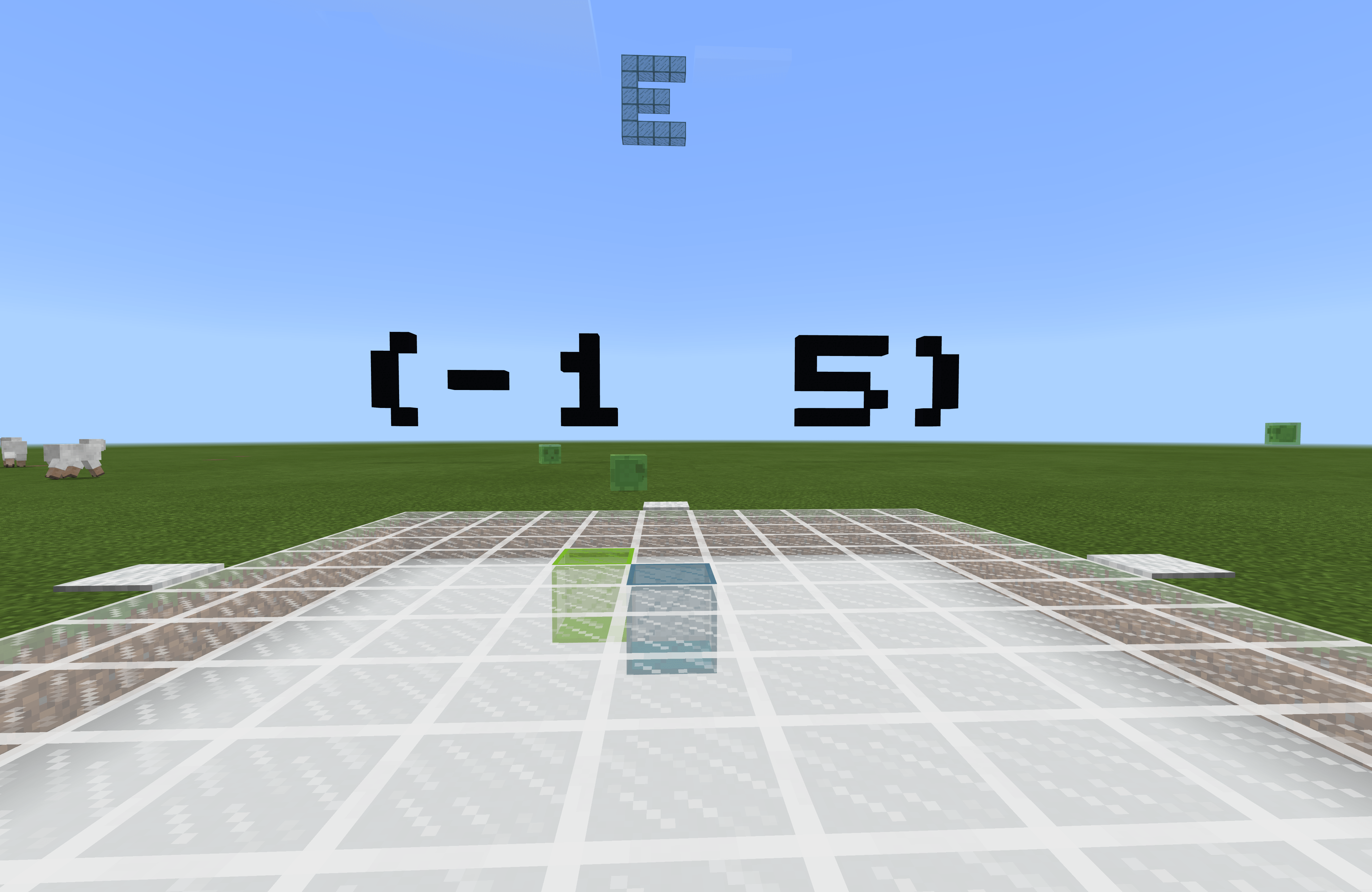 Coordinates Game in MakeCode for Minecraft | We Code MakeCode