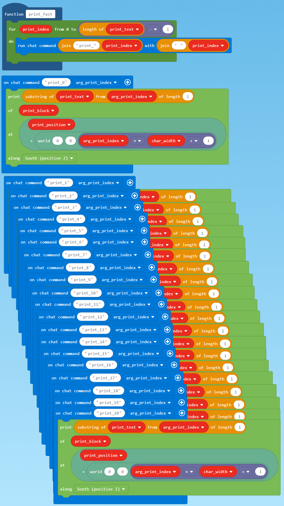 Monster Showtime in MakeCode for Minecraft | We Code MakeCode