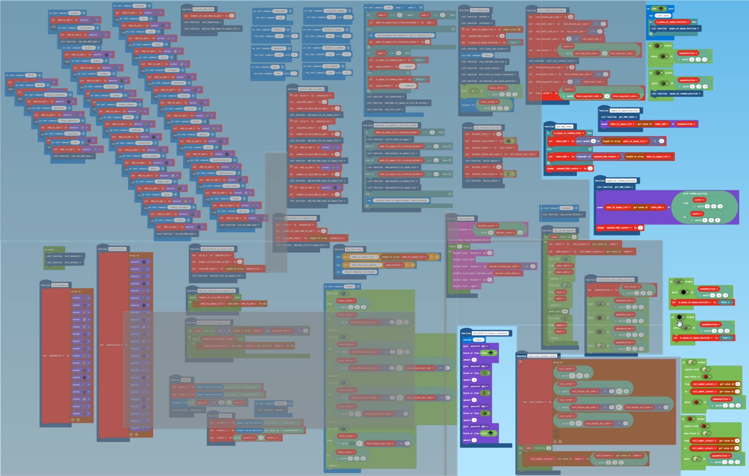 Code Part 5 — Event Processing for Riding the Rail in MakeCode for Minecraft | We Code MakeCode