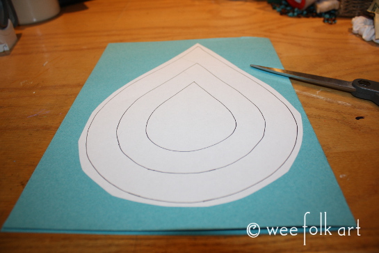 Tissue Paper Stained Glass Raindrops - Homeschool Companion