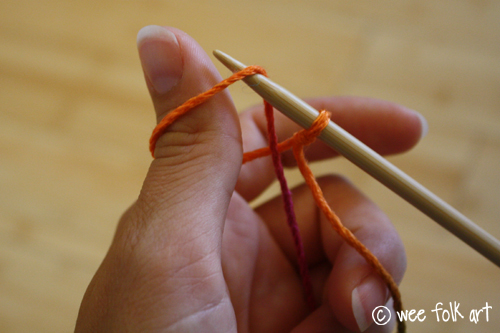 Newbie Knitting | Backwards Loop Cast On – Wee Folk Art