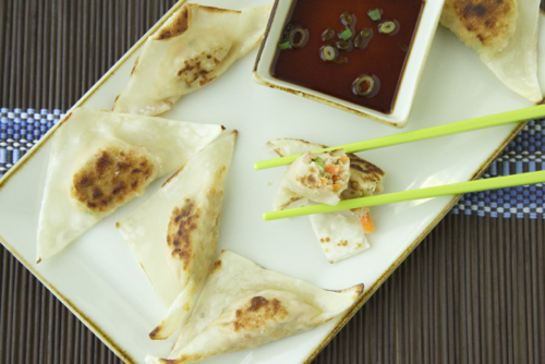 Simple Pan Seared Dumplings | Side Dish Recipes