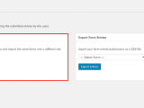 Export Wordpress Form Weforms Pro