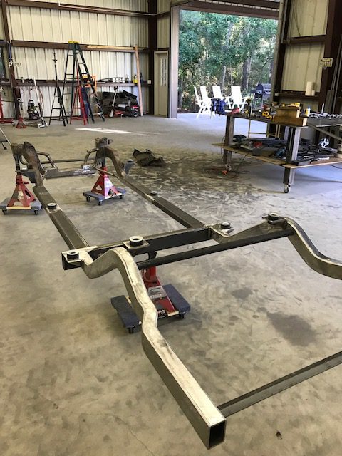 Frame Curves on 69 Camaro frame | Welder Series Inc.