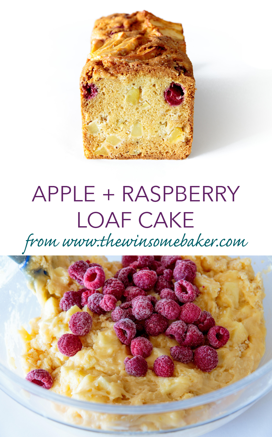 WELLINGTON BAKEHOUSE - Apple + Raspberry Loaf Cake
