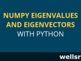 Numpy Eigenvalues And Eigenvectors With Python Wellsr