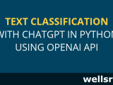 Text Classification With Chatgpt In Python Using Openai Api Wellsr