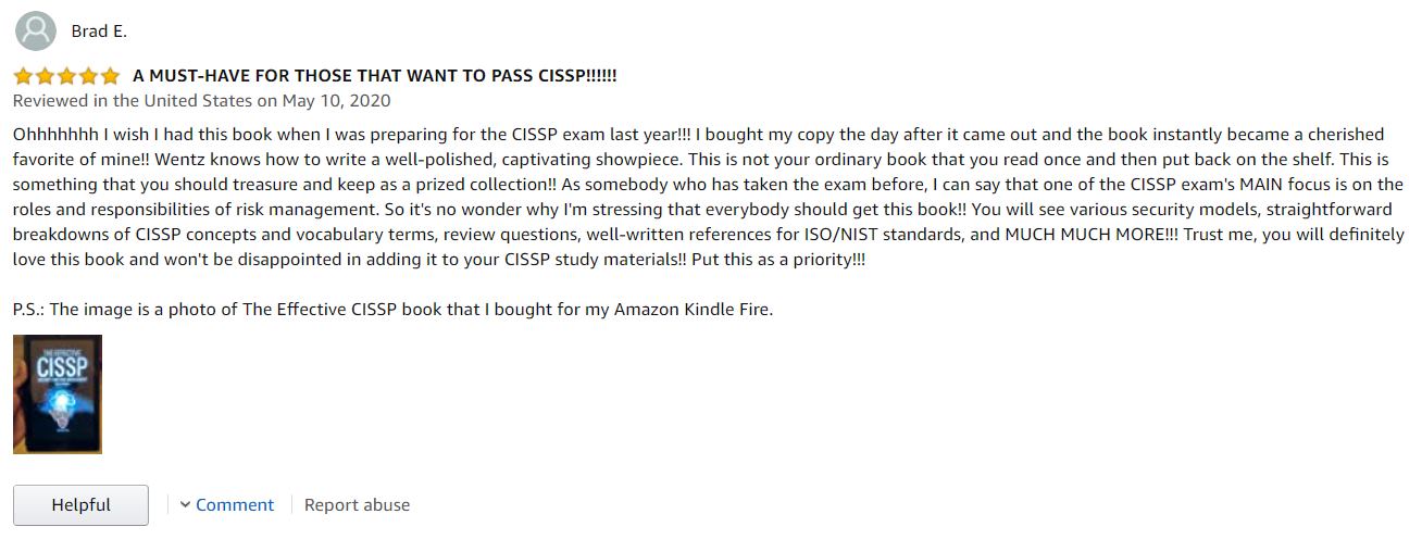 The Effective CISSP: SRM Helps You Succeed in CISSP by Wentz Wu, ISSAP ...