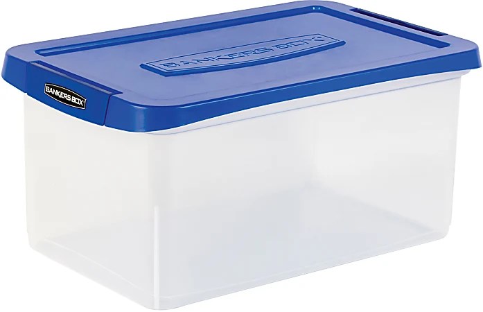 PLASTIC LETTER SIZE/LEGAL SIZE FILE BOX - Western Paper