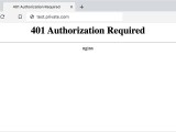 Error Http 401 Authorization Required Causes And Solutions