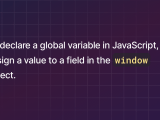 How To Create A Global Variable In Javascript Function At Marsha