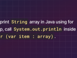 String In Java For Loop At Jack Oneill Blog