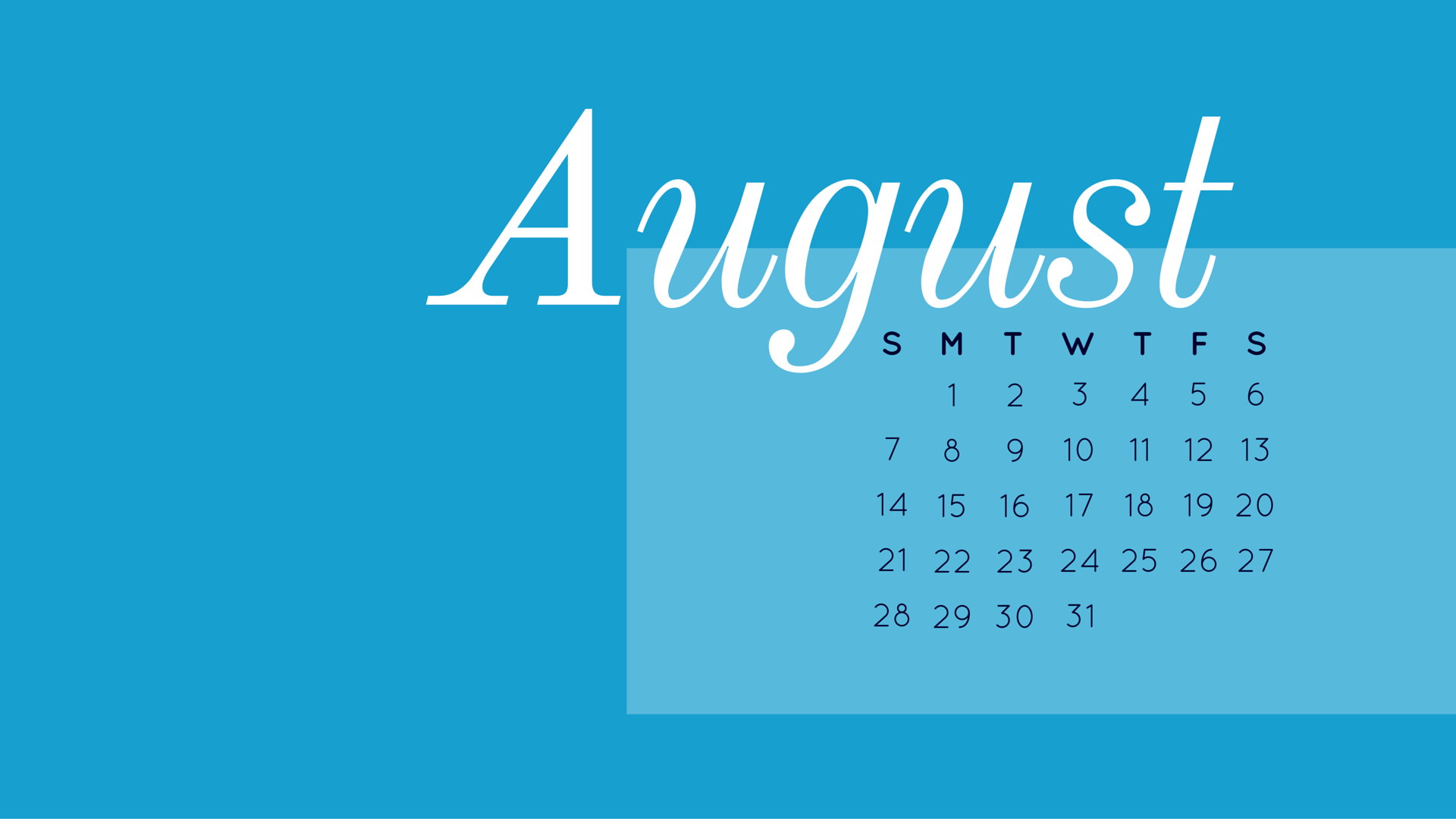 August 2016 Wallpapers & Folder Icons - Whatever Bright Things