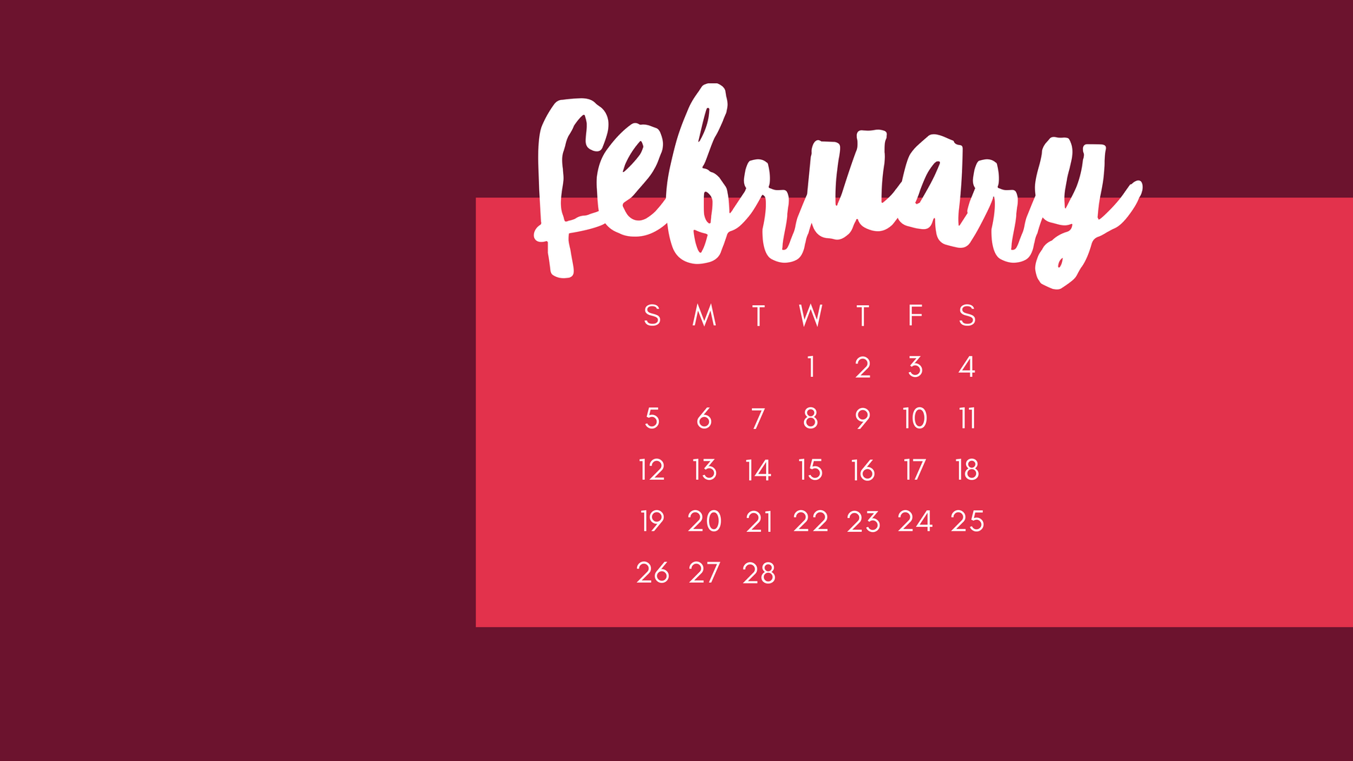 February 2017 Wallpapers & Folder Icons - Whatever Bright Things