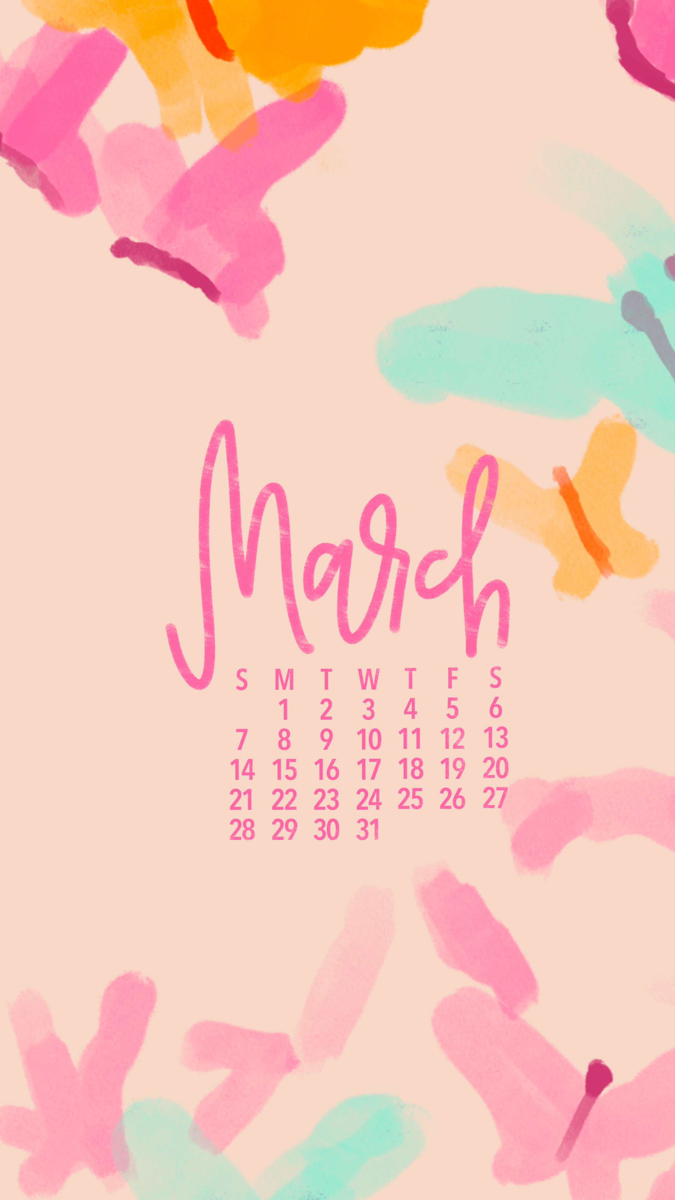 Jane March Calendar Phone - Whatever Bright Things