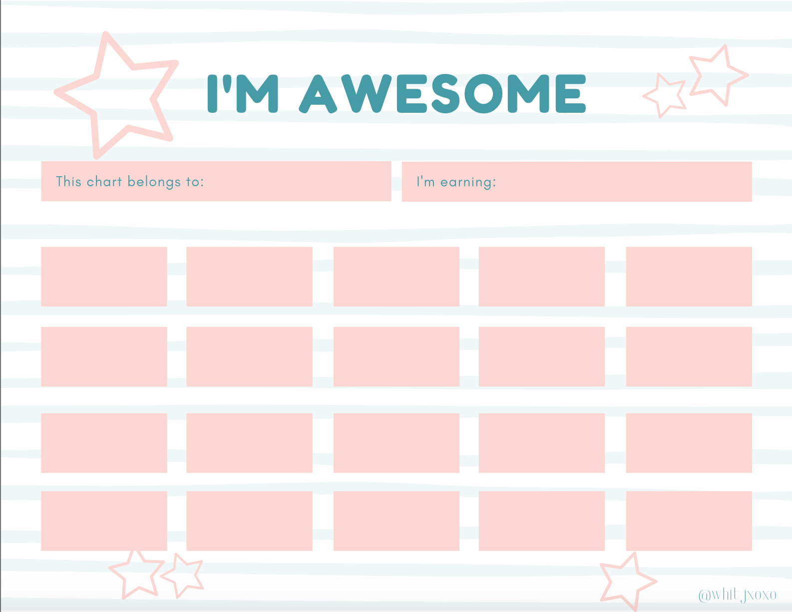 Sticker Chart Girl - Beauty, Baby, and a Budget