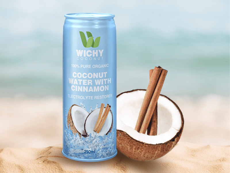 ORGANIC COCONUT WATER WITH CINNAMON - Wichy Plantation Company (Pvt) Ltd