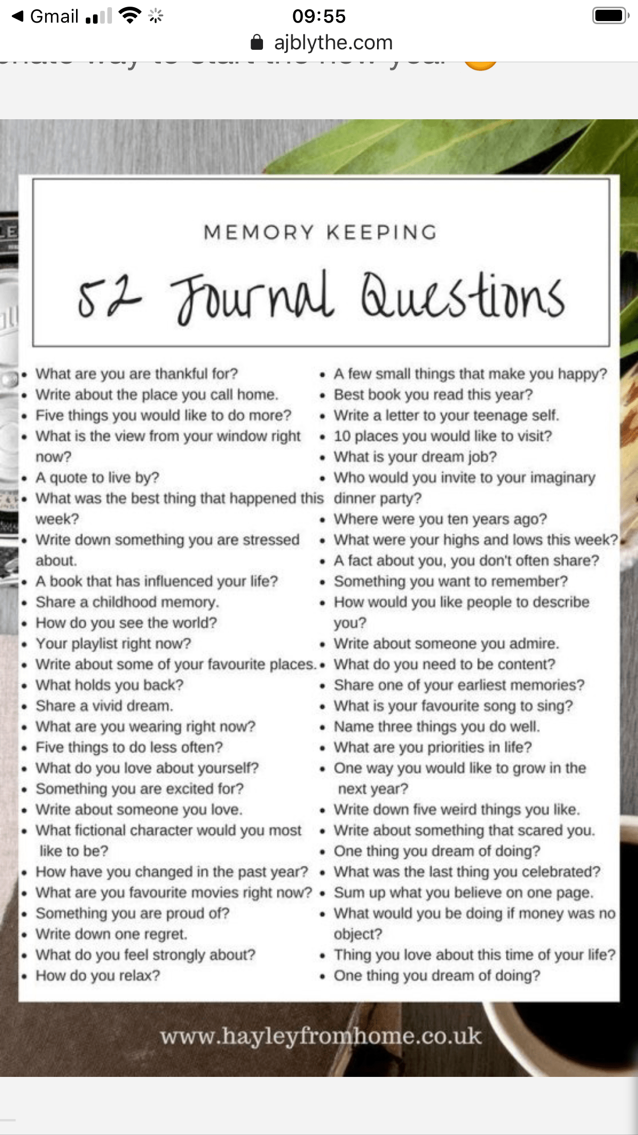52 Journal Prompts and What I Am Thankful For – THE WIDOW BADASS BLOG