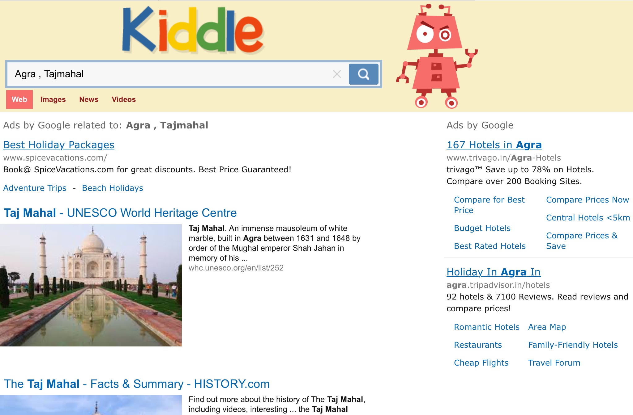 KIDDLE -Online Search Engine For Kids - Wigglingpen