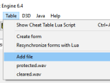 Lua Findtablefile Cheat Engine