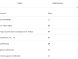 Settings Role Configurations