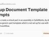 Set Up Document Template Prompts