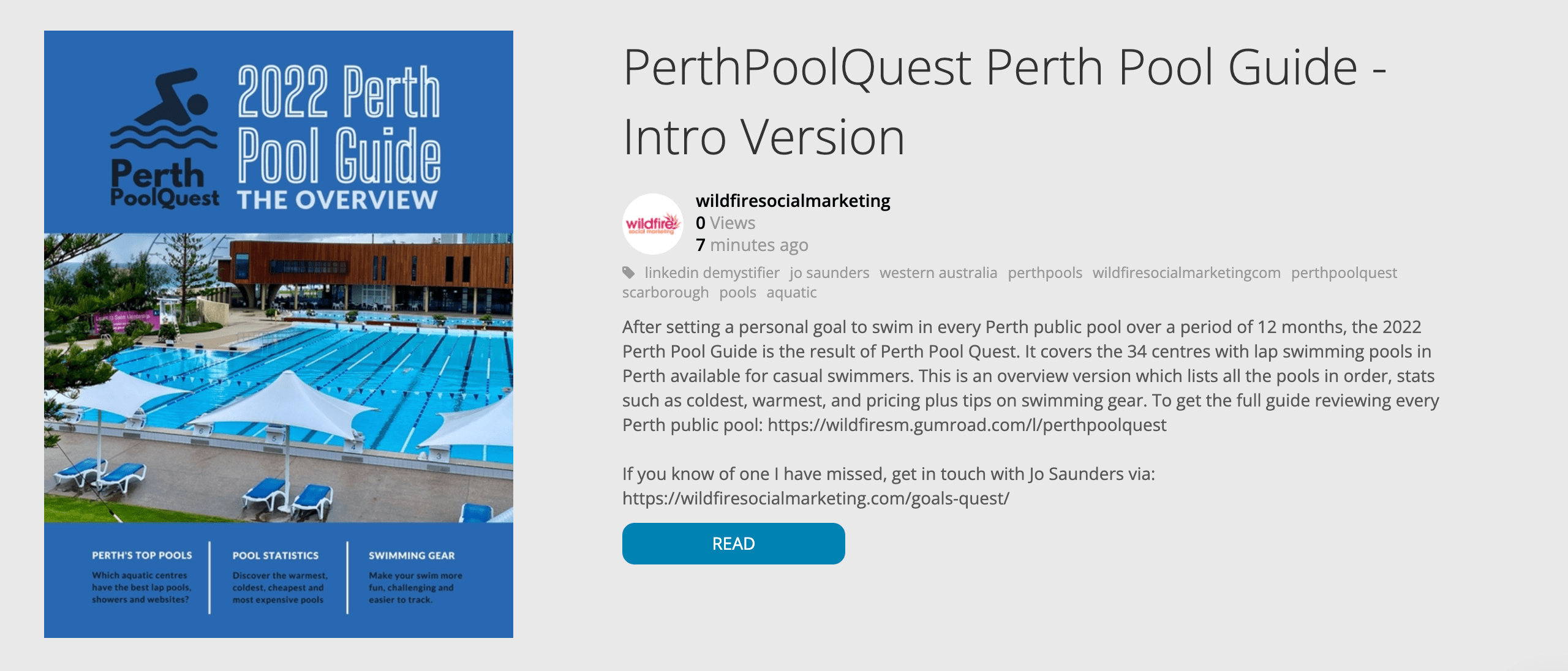 Perth Pool Quest - Perth's Best Public Swimming Pools » LinkedIn ...