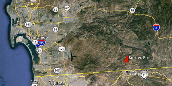 Tecate Border Fire « EXPAT in BAJA Mexico
