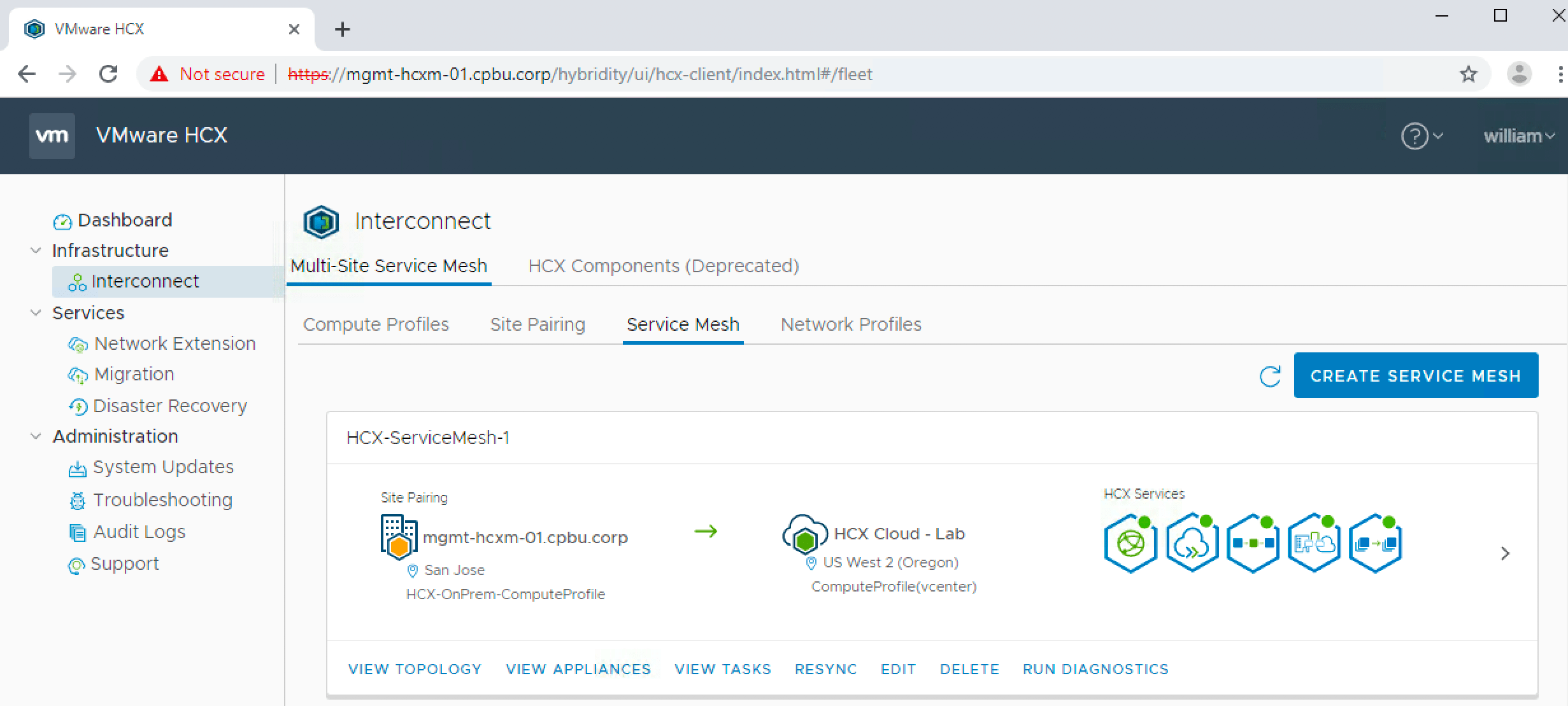 Automating HCX Multi-Site Service Mesh configuration using the new HCX PowerCLI cmdlets