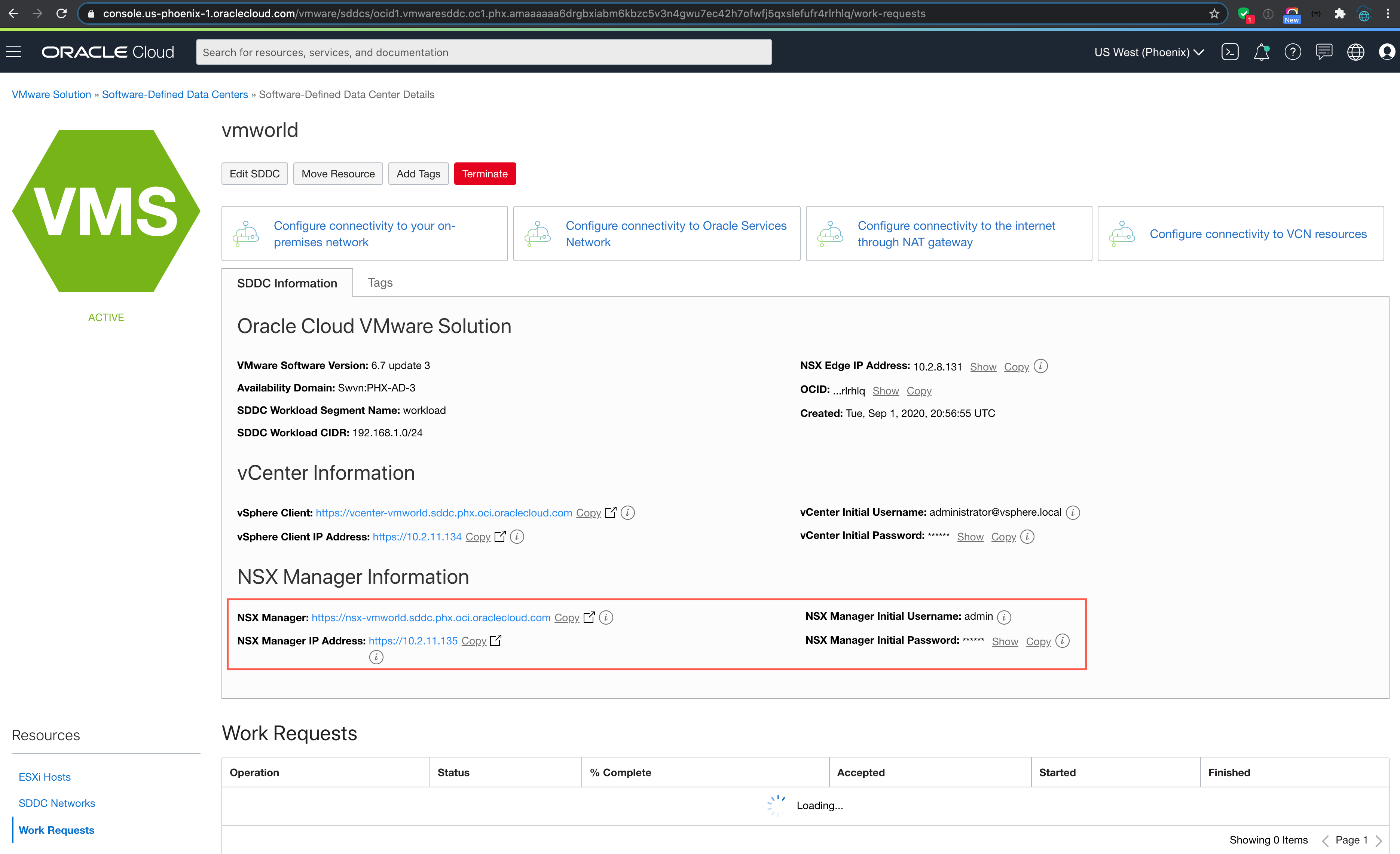 Automated Nested Lab Deployment on SDDC Part 4: Oracle Cloud VMware Solution