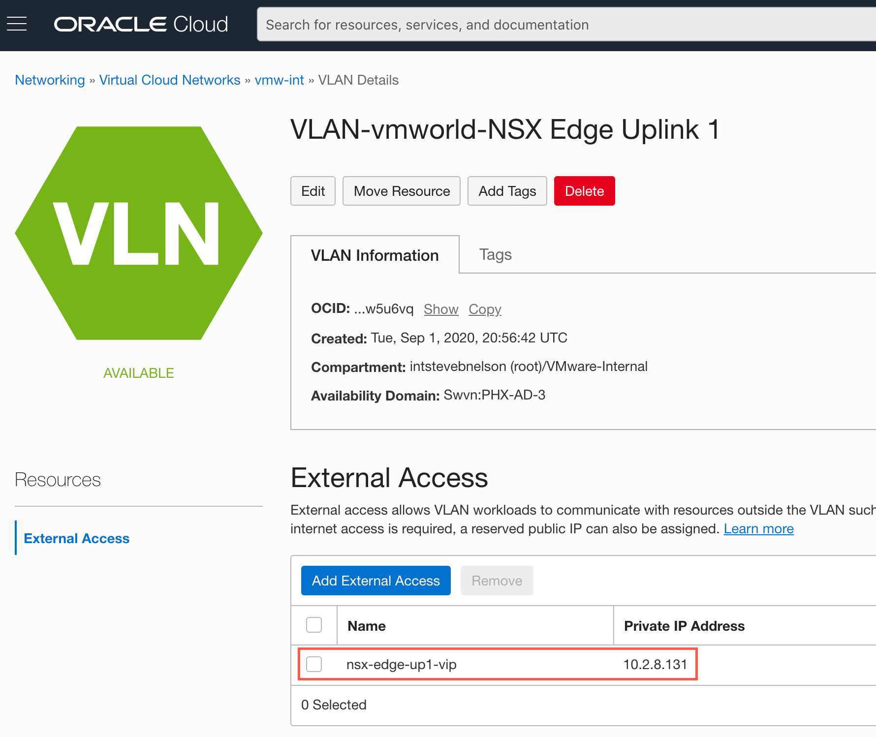 Automated Nested Lab Deployment on SDDC Part 4: Oracle Cloud VMware Solution